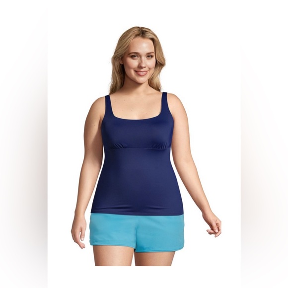 Lands' End | Swim | Nwt Lands End Womens Plus Size Square Neck ...